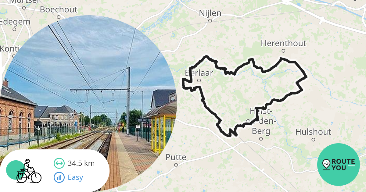 Tussen Grote Nete en Heist o/d Berg - Recreatieve fietsroute | RouteYou