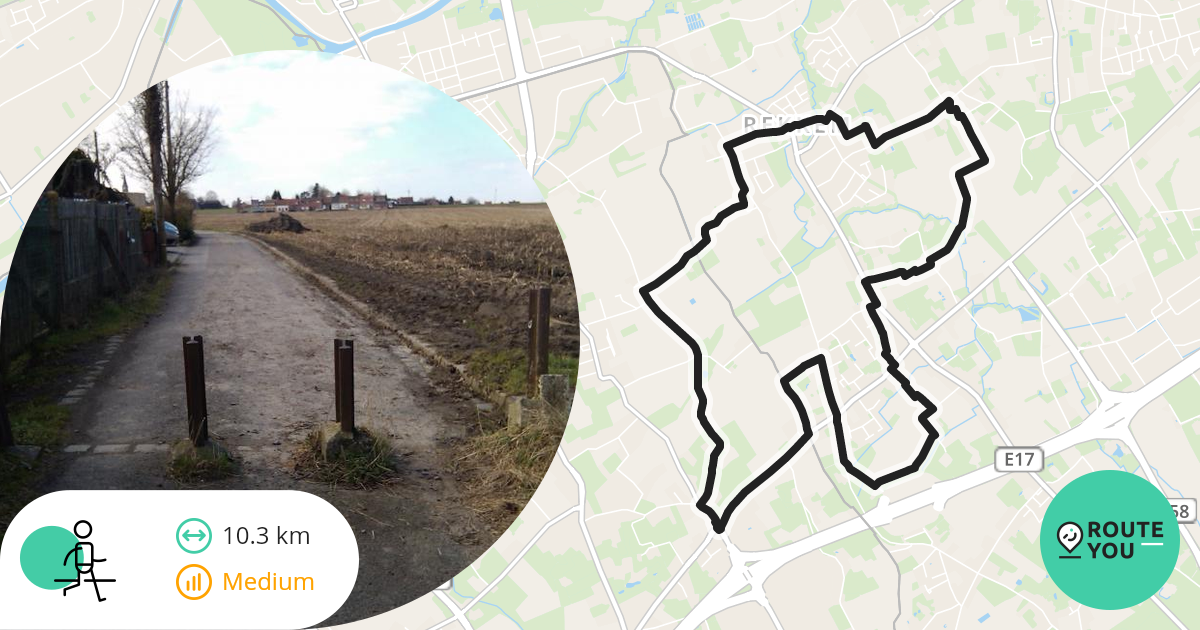 Rekkem , smokkelaarspad - Wandelroute | RouteYou