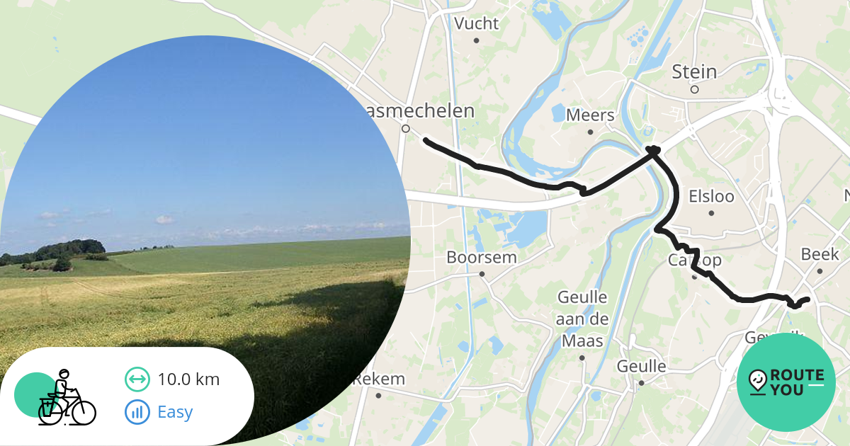 Geverik - Mechelen-aan-de-Maas - Recreatieve fietsroute | RouteYou