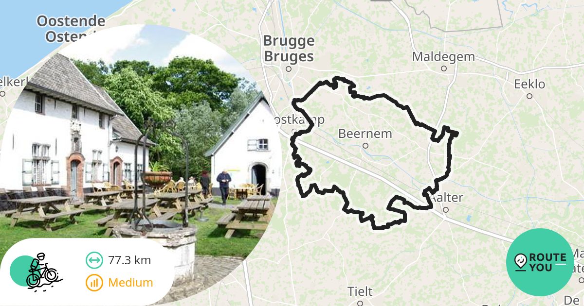 Knesselare75km vtt - Mountainbikeroute | RouteYou