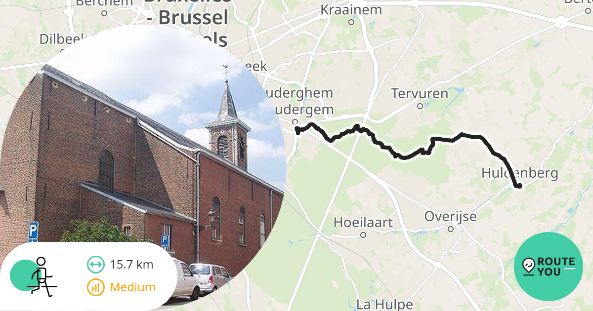 GR Oudergem - Huldenberg - Wandelroute | RouteYou