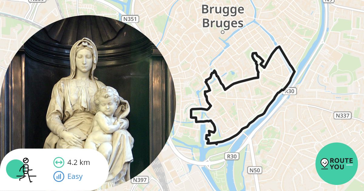 Brugge langs groen en water - Recreatieve wandelroute | RouteYou