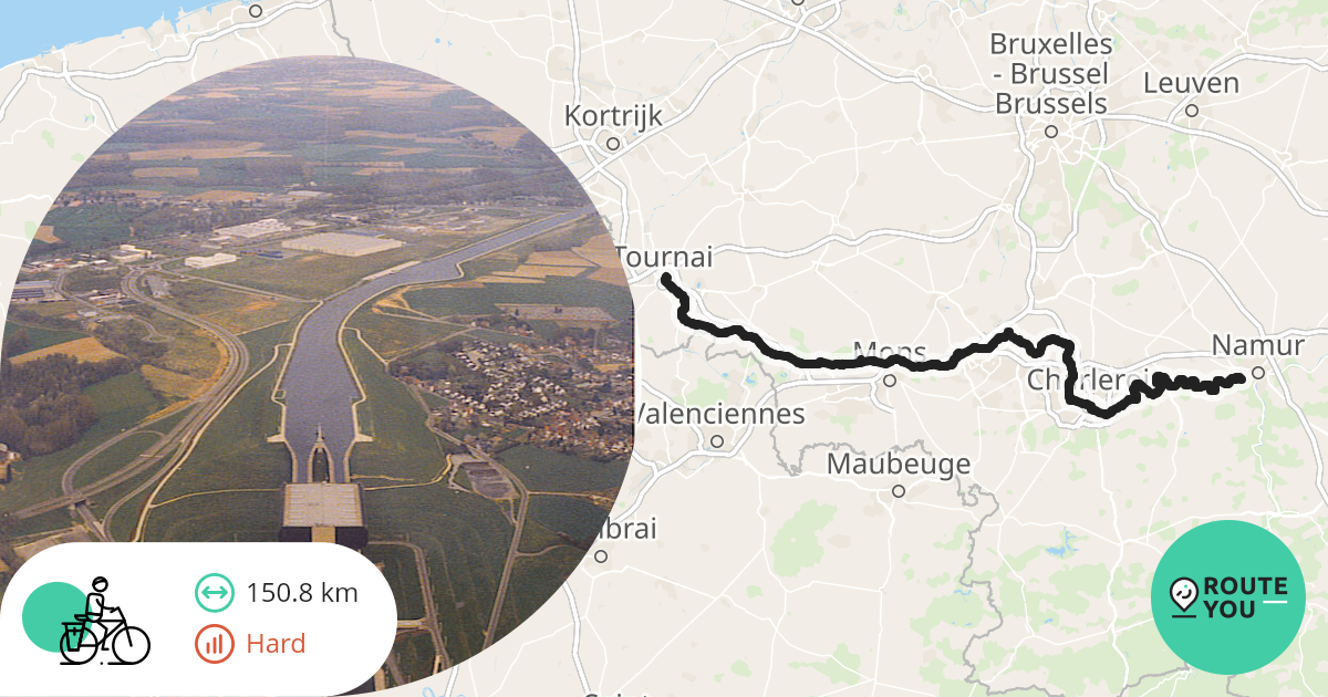 Ronet - Doornik - Recreatieve fietsroute | RouteYou