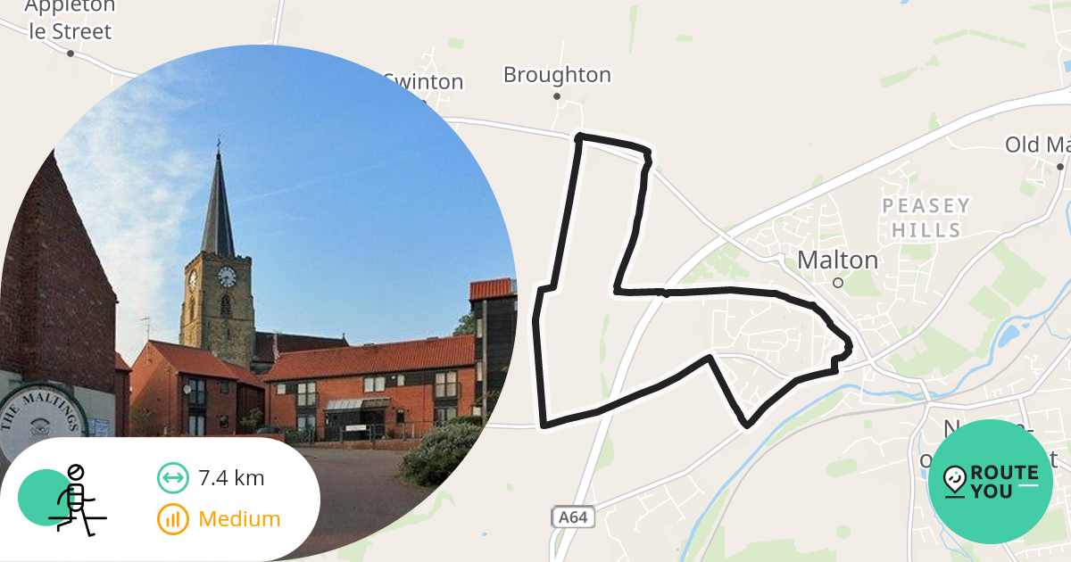 Malton and Broughton Lane - Recreational walking route | RouteYou