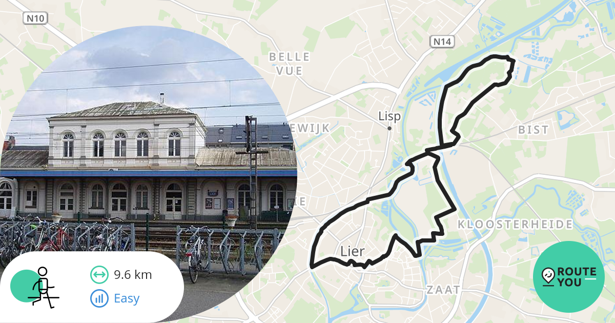 Lier - Wandelroute | RouteYou