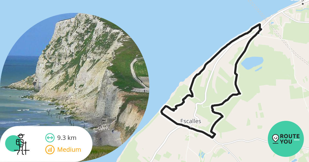 Escalles - Cap Blanc Nez - Sangatte - Escalles 10 km - Hikingroute ...