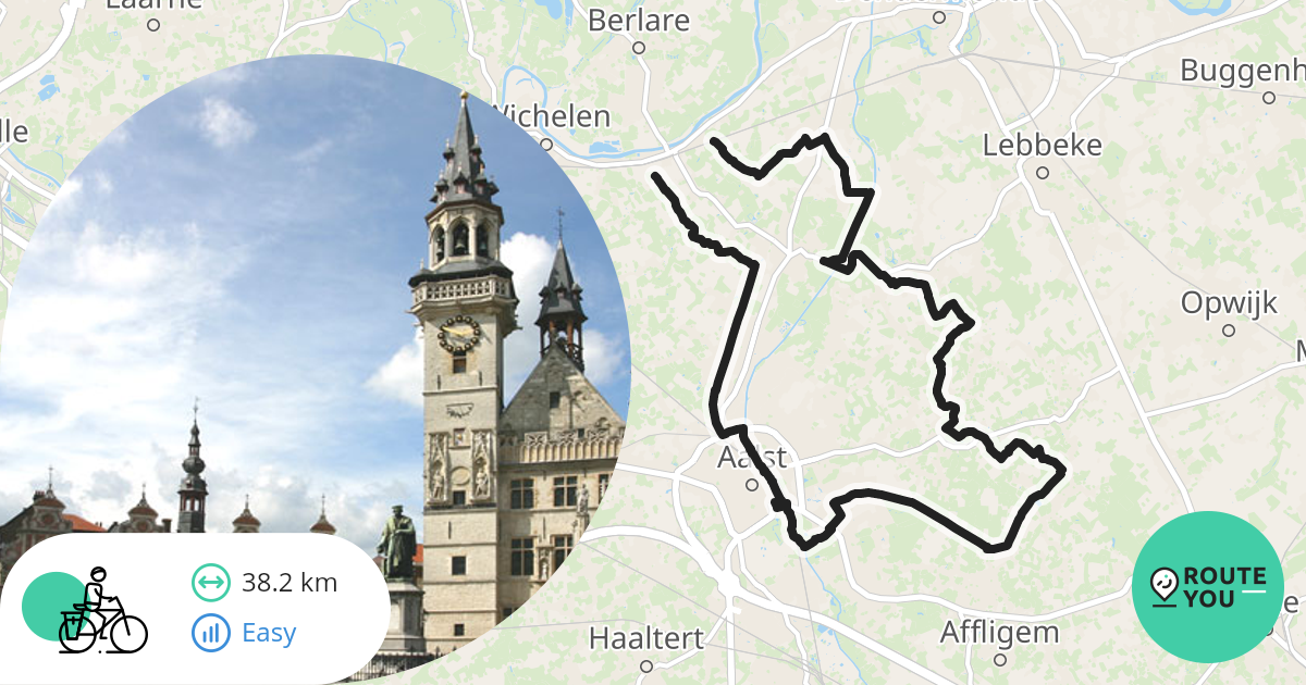 Schoonaarde/aalst - Recreatieve fietsroute | RouteYou