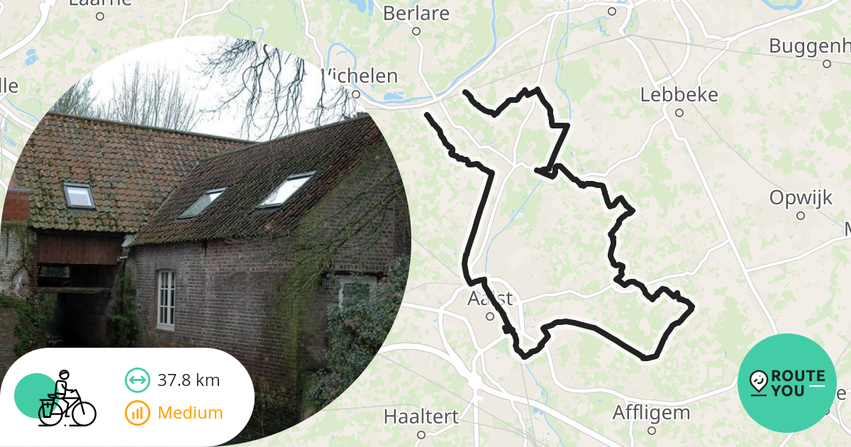 Schoonaarde-aalst-affligem - Recreatieve fietsroute | RouteYou