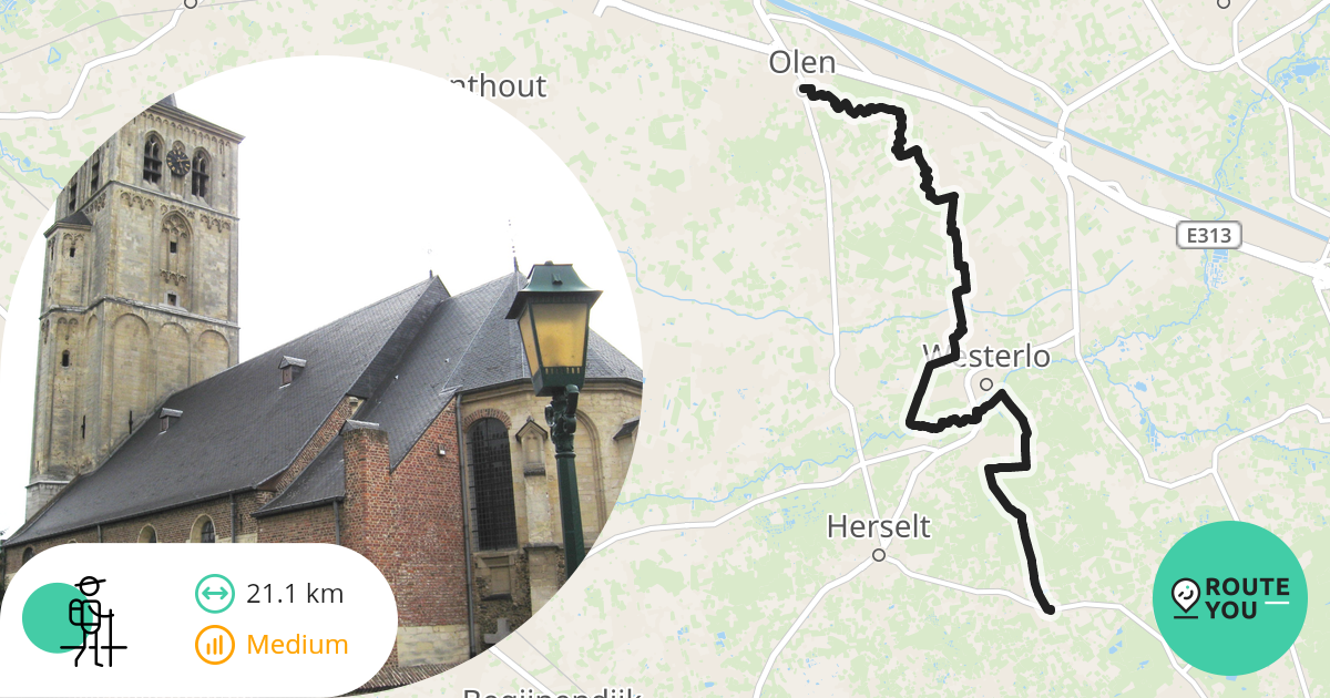 GR5 Herselt - Olen - Hikingroute | RouteYou