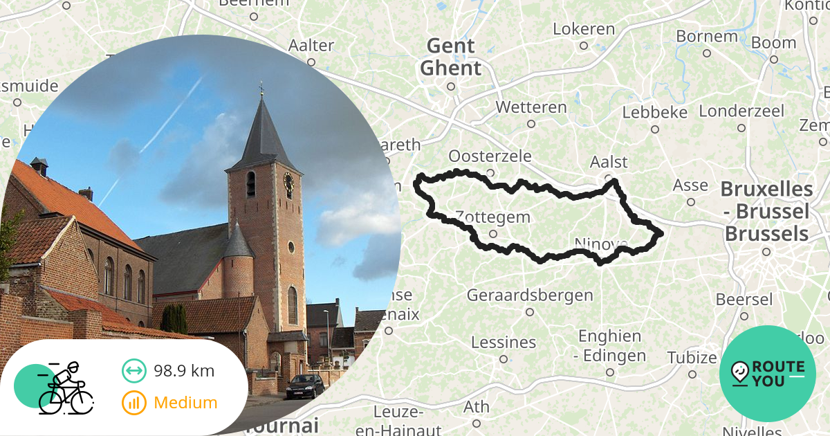 Semmerzake - Gavere - Racefietsroute | RouteYou
