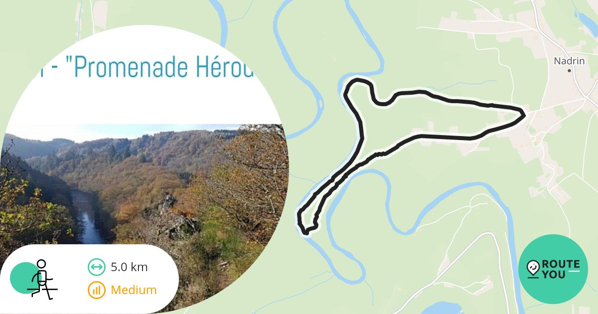 Nadrin "Promenade Hérou " - Wandelroute | RouteYou