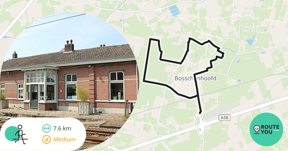 Bosschenhoofd - Wandelroute | RouteYou