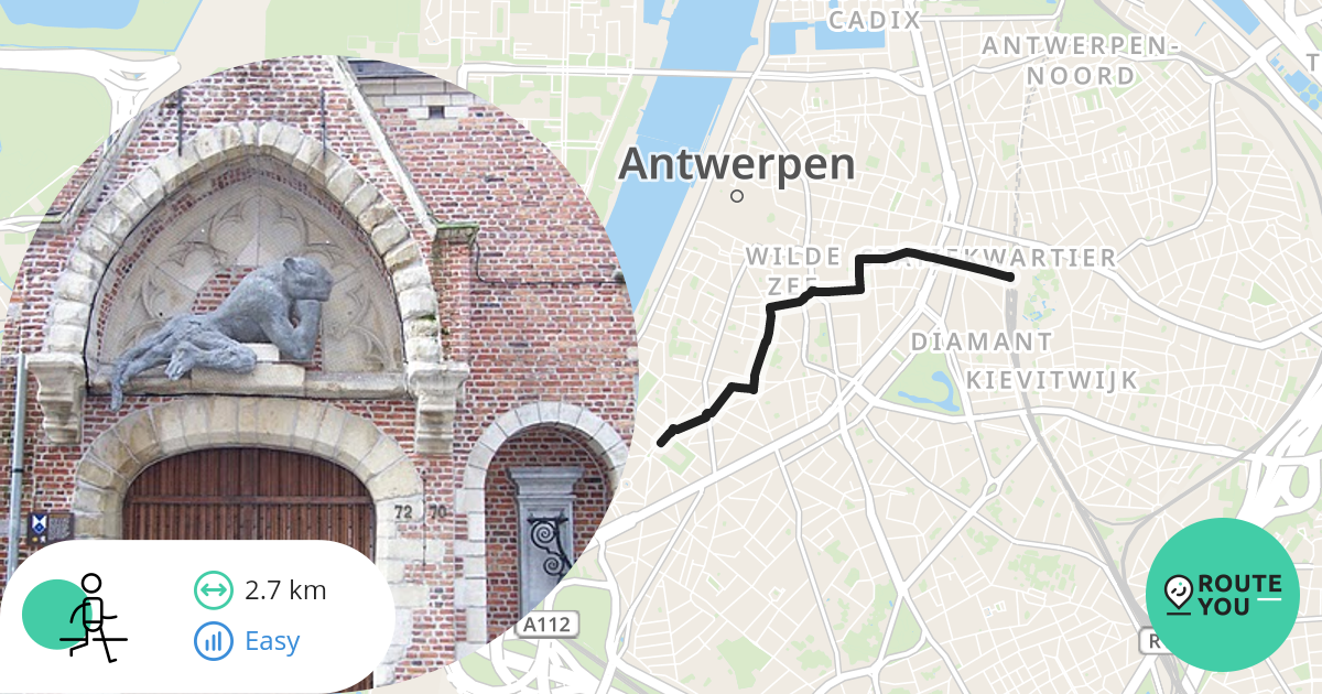 Antwerpen, station KMSKA - Wandelroute | RouteYou