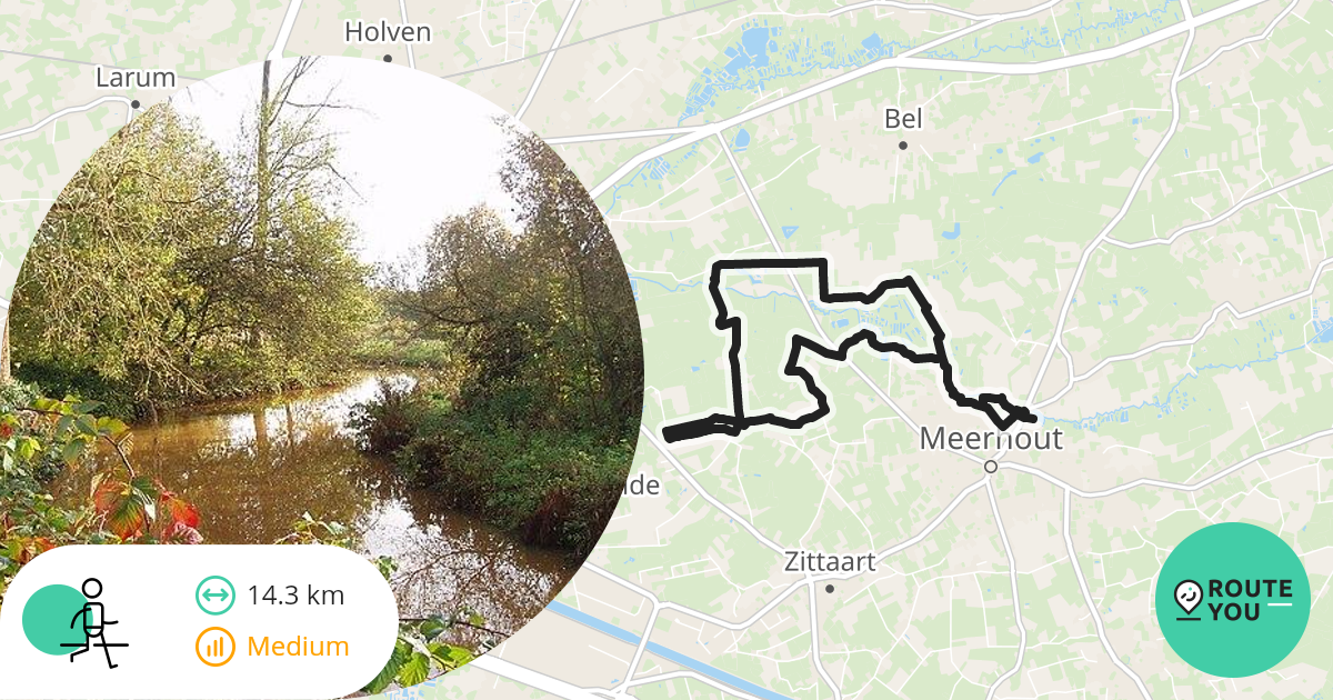 Meerhout wandeling van het jaar 2022 - Wandelroute | RouteYou
