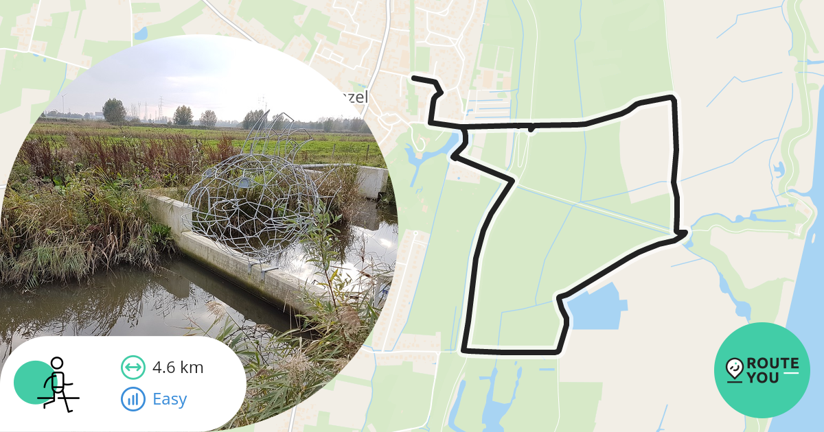 Bazel warmste wandeling - Wandelroute | RouteYou