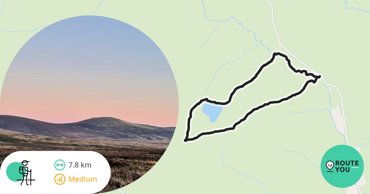 Tonelagee mountain loop - Hiking route | RouteYou