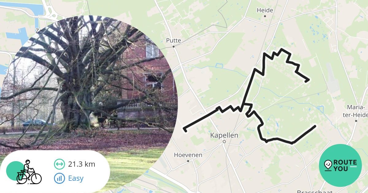 Brasschaat - Kapellen - Recreatieve fietsroute | RouteYou