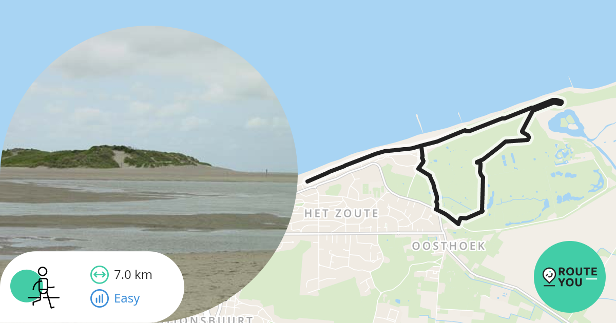 Knokke - Wandelroute | RouteYou