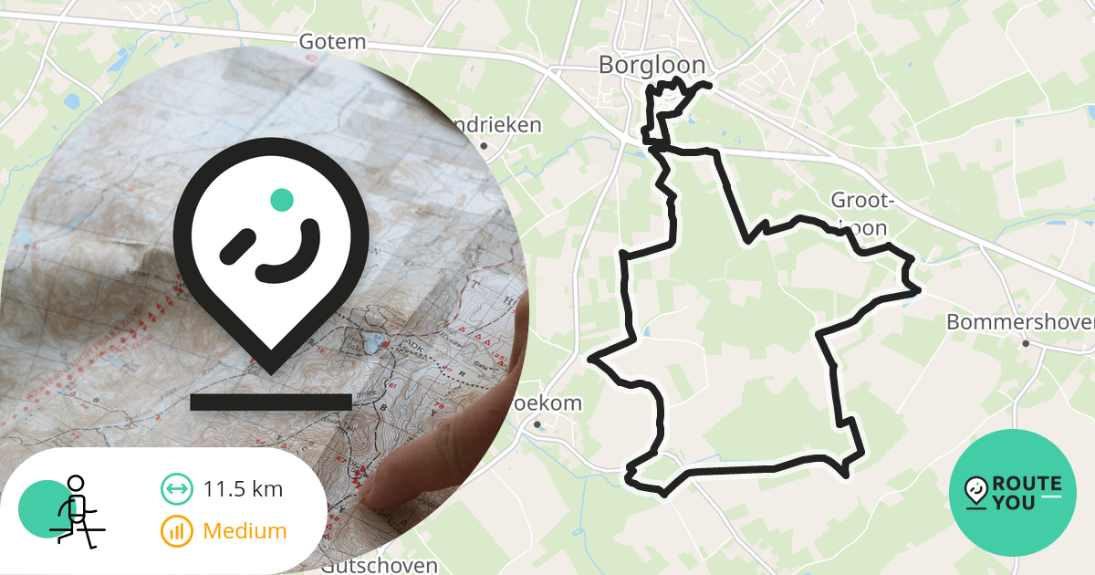 Borgloon - Wandelroute | RouteYou
