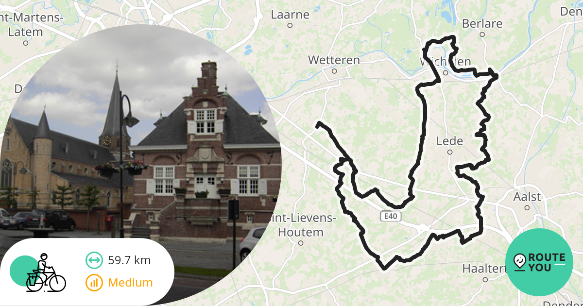 Massemen - Dendermonde - Massemen - Recreatieve fietsroute | RouteYou