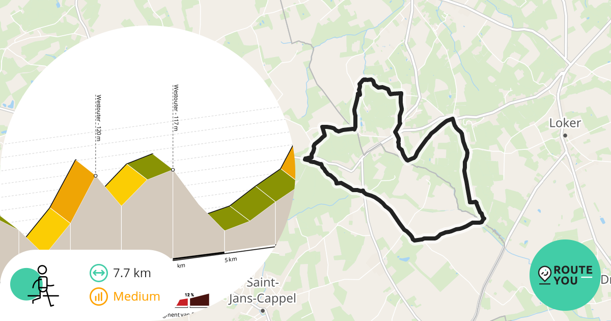Saint-Jans-Cappel - Sentier Yourcenar (LNAP09) - Wandelroute | RouteYou