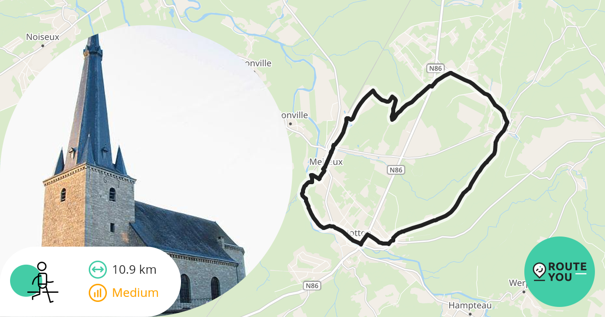 SAINT PIERRE (Commune HOTTON) - Wandelroute | RouteYou