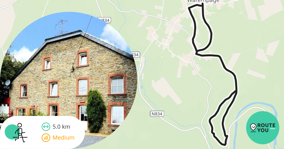 Warempage - La Ferme au Pont - Wandelroute | RouteYou