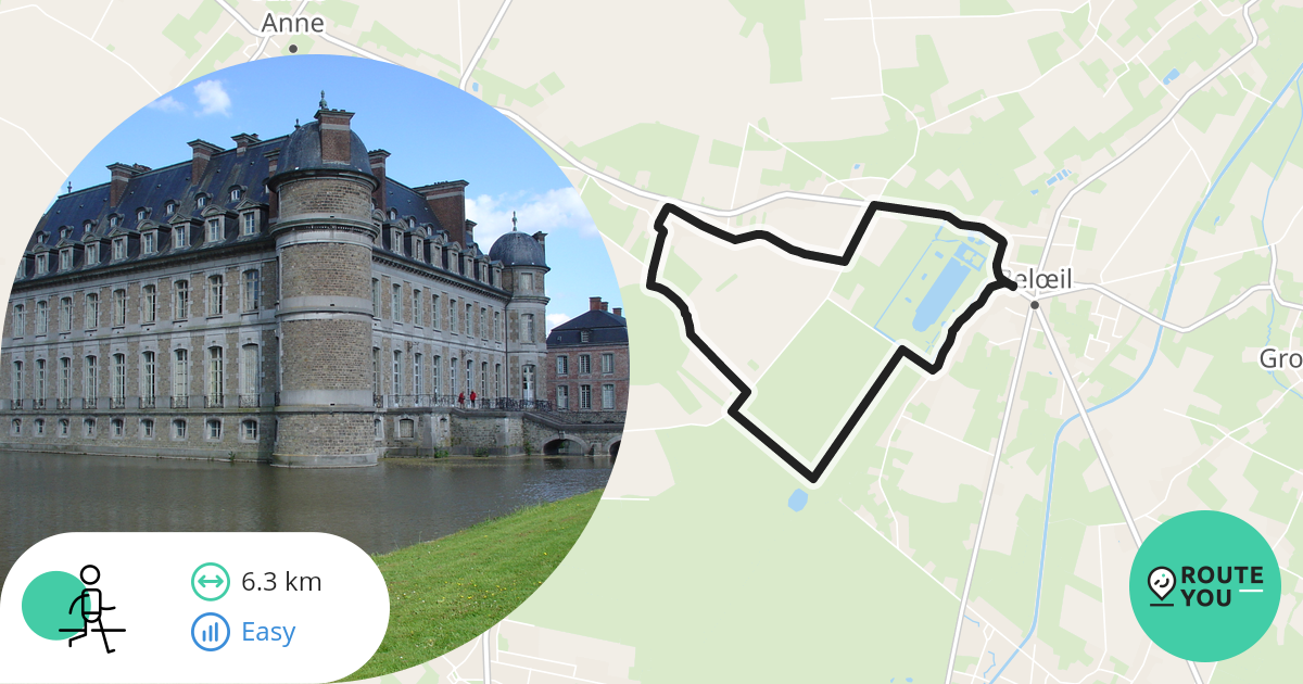 Wandeling van het Kasteel van Beloeil - Wandelroute | RouteYou
