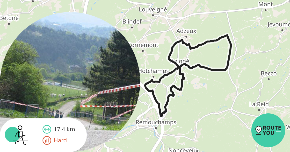 Chantoirs in Deigné en Rouge-Thier - Wandelroute | RouteYou