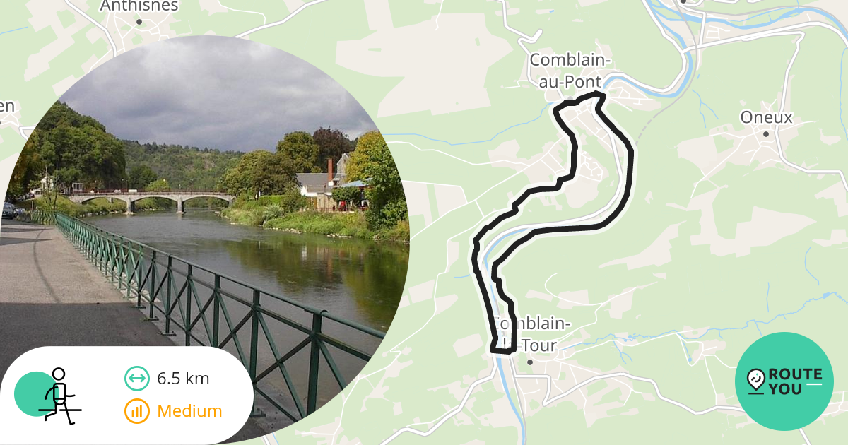 Géromont en Comblain-la-Tour - Wandelroute | RouteYou