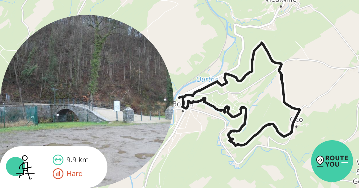 Circuit Bomal-sur-Ourthe (Durbuy) - Promenade de Saint Rahy ...