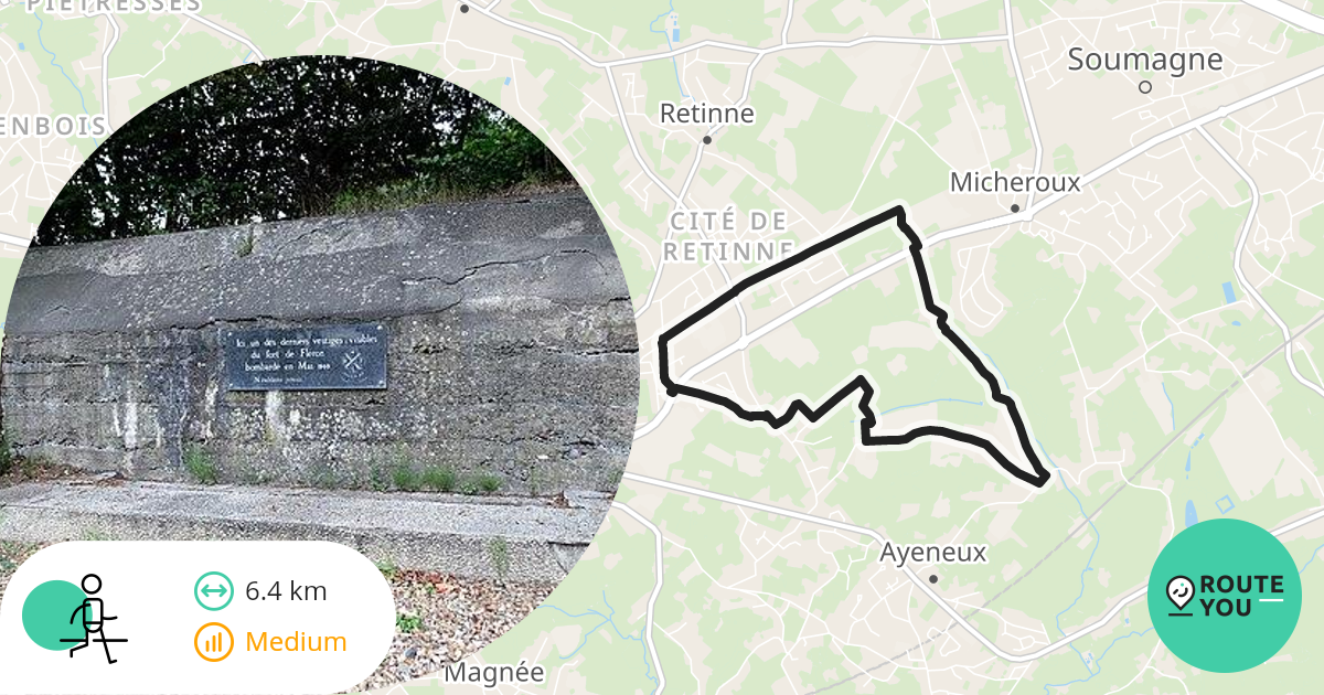 Retinne (Fléron) : Promenade Le Pansery - Wandelroute | RouteYou