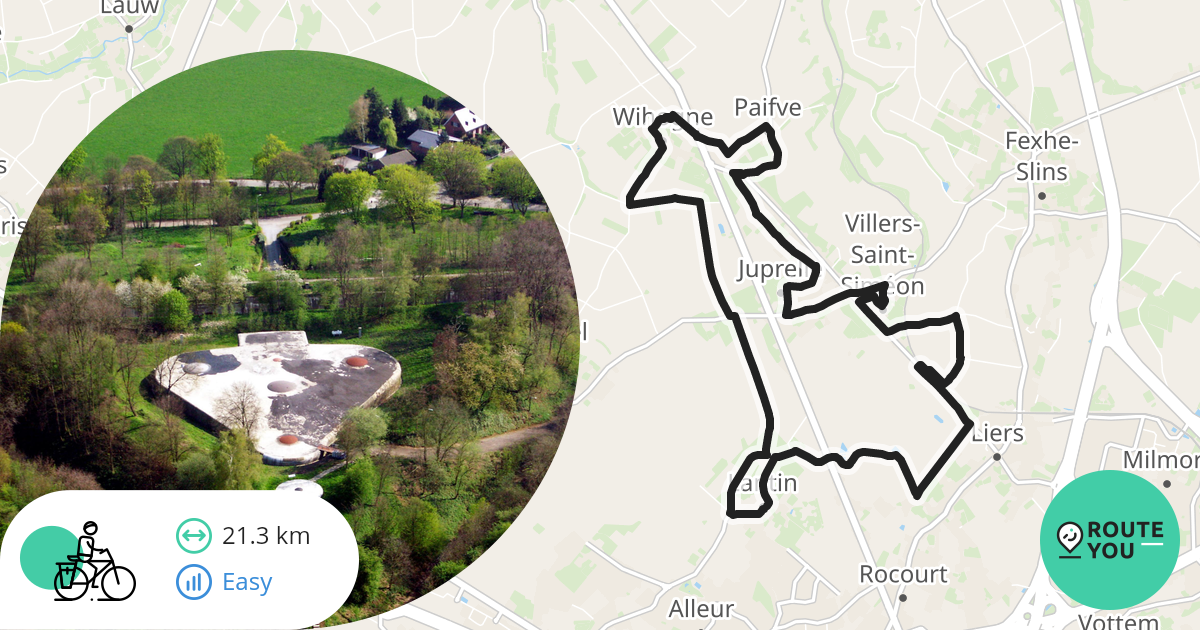 La Route des clochers (Juprelle) - Balade à vélo | RouteYou