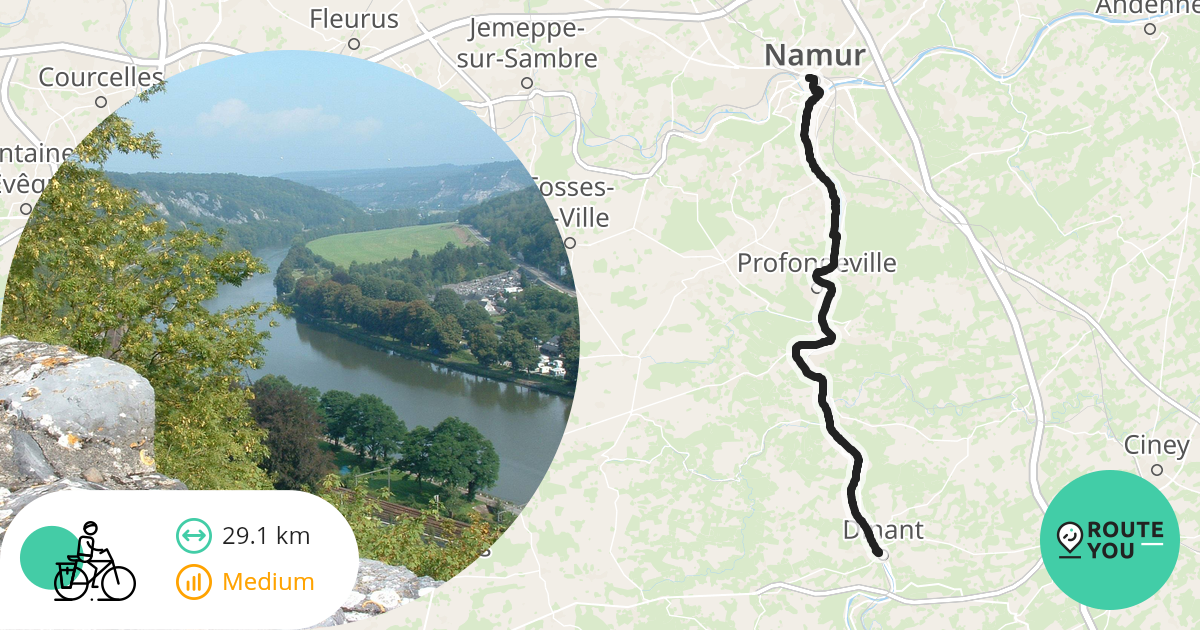 Wallonië zonder auto: station van Namen - Dinant - Recreatieve ...