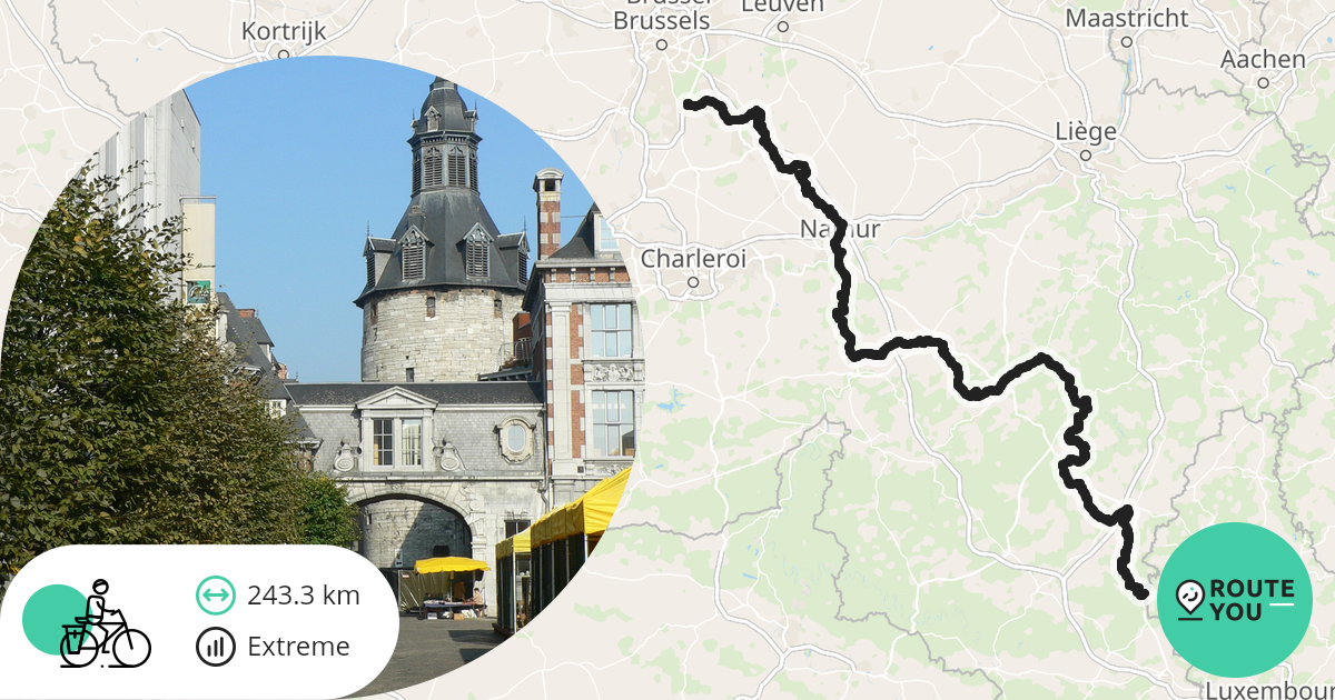 EuroVelo 5 in Wallonië : Via Romea Francigena - Recreatieve fietsroute ...