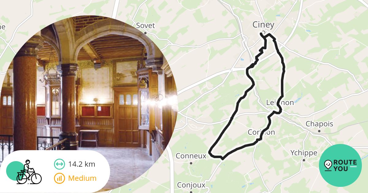 Circuit vélo Ciney: petit détour en Condroz - Recreatieve fietsroute ...