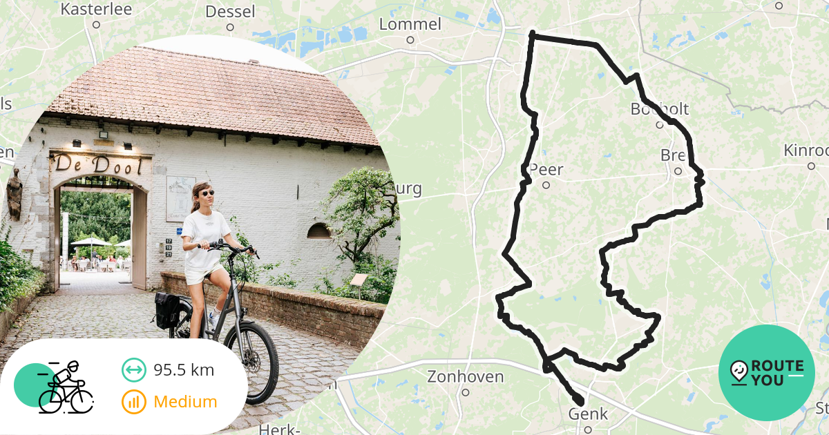 E314 Rit: Hengelhoef-Hengelhoef 95km - Racefietsroute | RouteYou