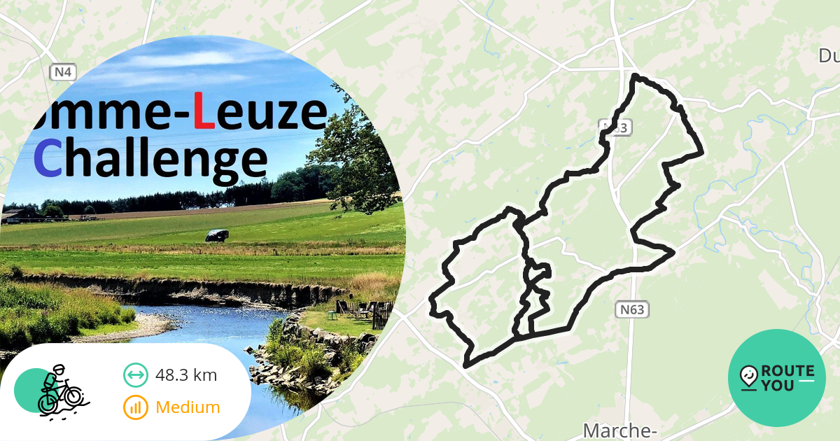 De Somme-Leuze Challenge - Mountainbikeroute | RouteYou