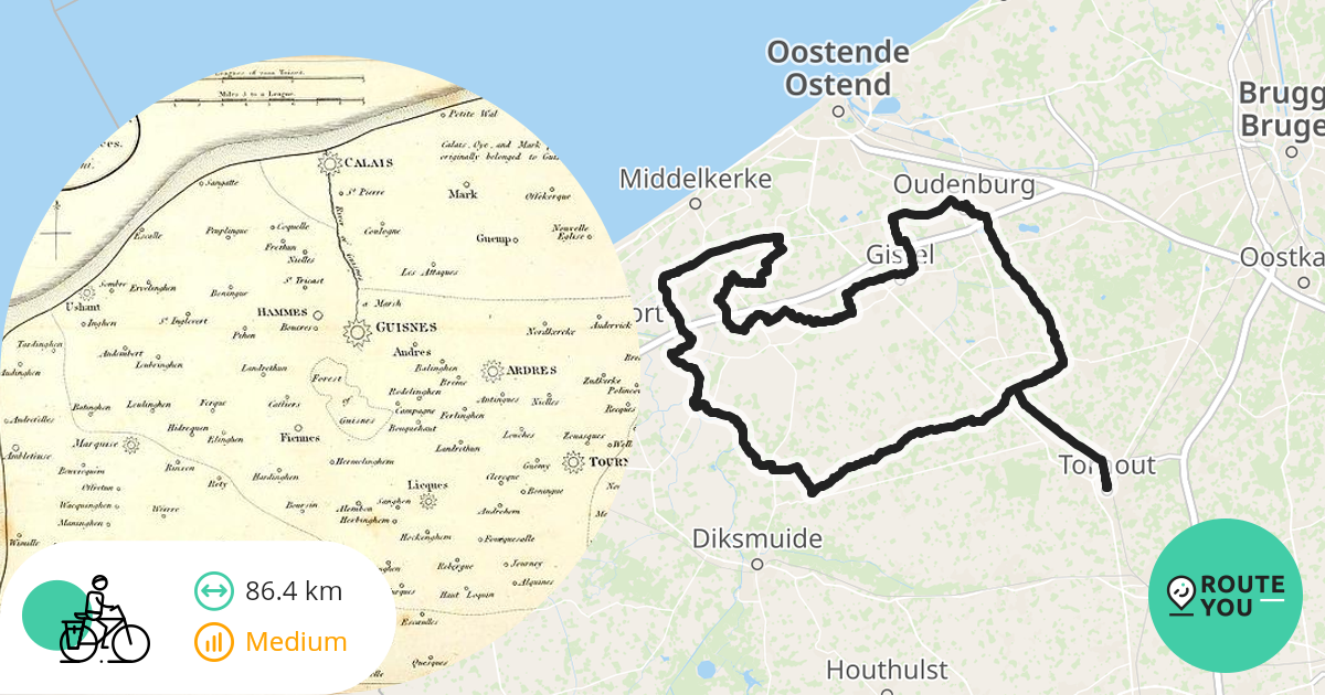 Pagus Flandrensis Fietsroute - Recreatieve fietsroute | RouteYou