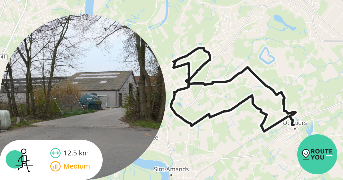 Strand van Branst - Wandelroute | RouteYou