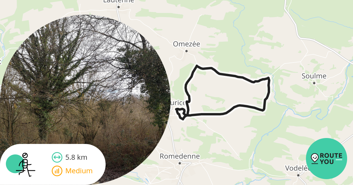 Rond Surice 6 km - Recreatieve wandelroute | RouteYou