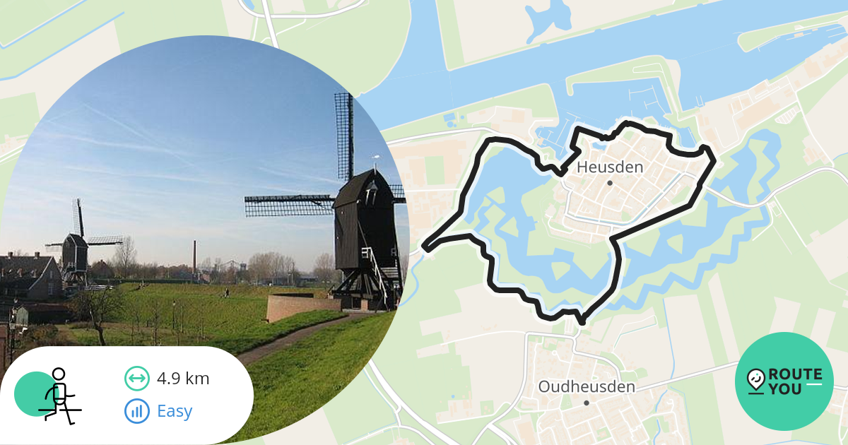 Stadswandeling Heusden - Wandelroute | RouteYou