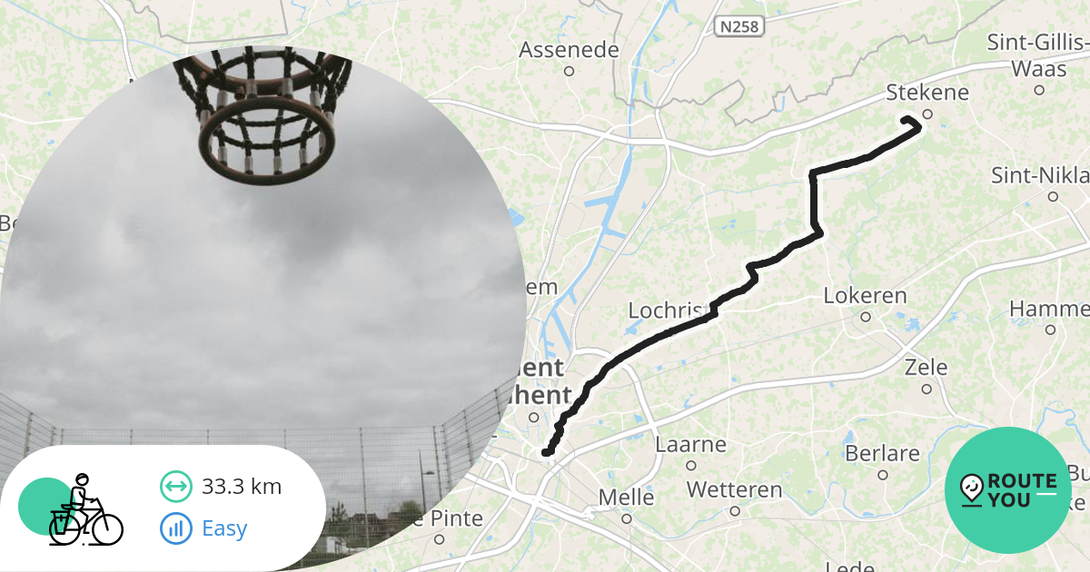 Ledeberg - Stekene - Recreatieve fietsroute | RouteYou