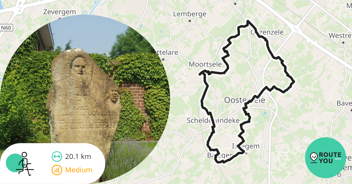 Kerkenloop Oosterzele - Wandelroute | RouteYou