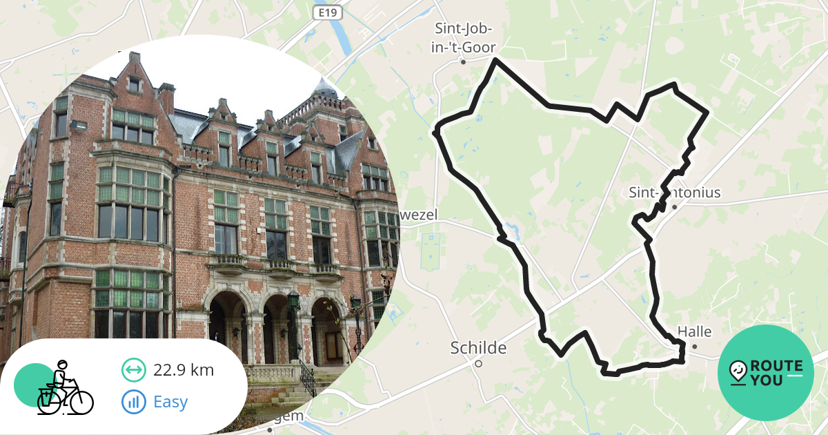 SODIPA 55 plus - Schilde(strand) - Recreatieve fietsroute | RouteYou