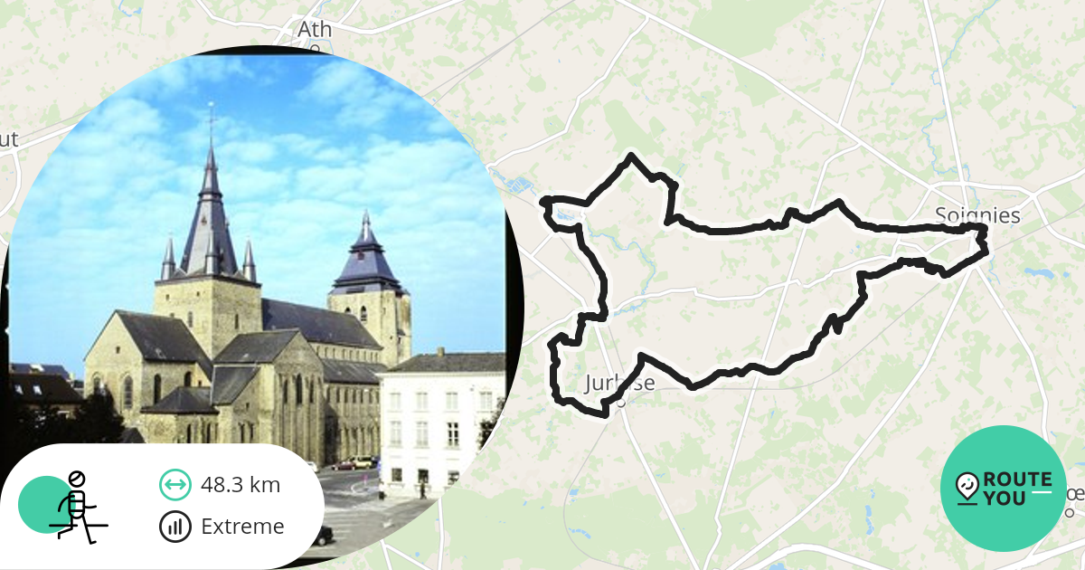 Cambron-Casteau Pairi Daiza en land van blauwe steen F 48 km ...