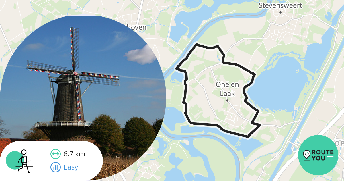 Ohé en Laak - Wandelroute | RouteYou