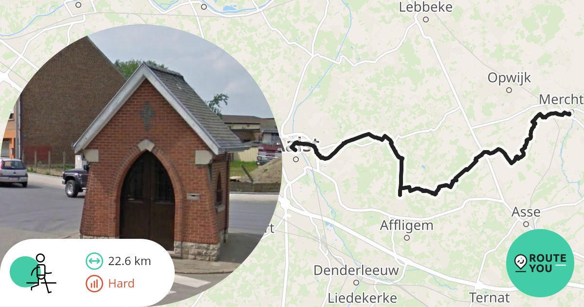 Aalst - Merchtem GR5A-GR128 - Wandelroute | RouteYou