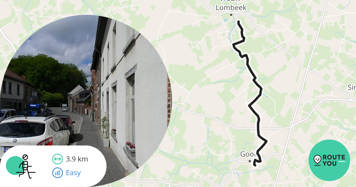 Gooik - OLV-Lombeek 3,9Km - Recreatieve wandelroute | RouteYou