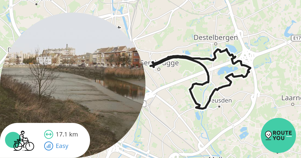 Fietsroute 2 Damsloot - Recreatieve fietsroute | RouteYou